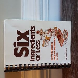 Kitchen | Vintage Six Ingredients Or Less 1988 Cookbook Carlean Johnson ...